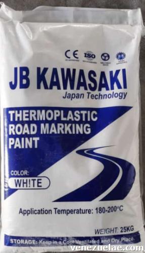 Pintura termoplástica para demarcación vial en Los Teques